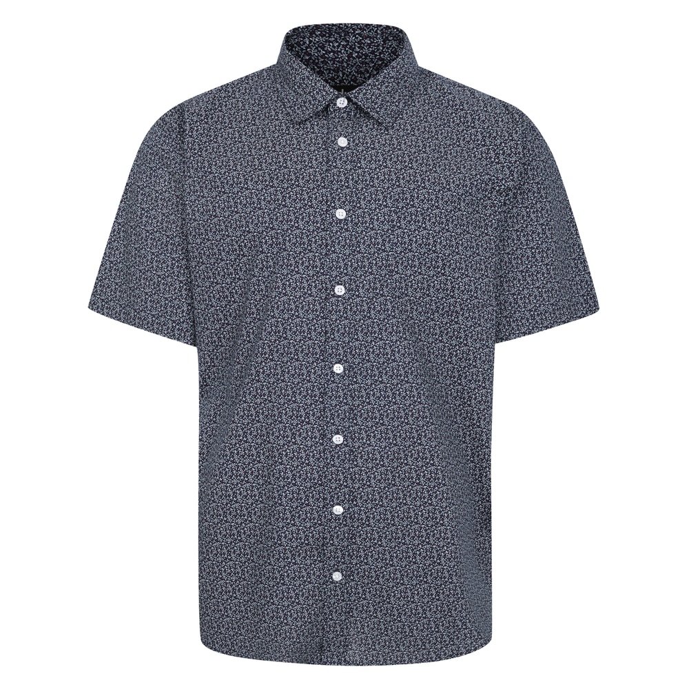 Bigdude Short Sleeve Shirt Navy | BigDude