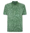 Bigdude Printed Polo Shirt Deep Green | BigDude