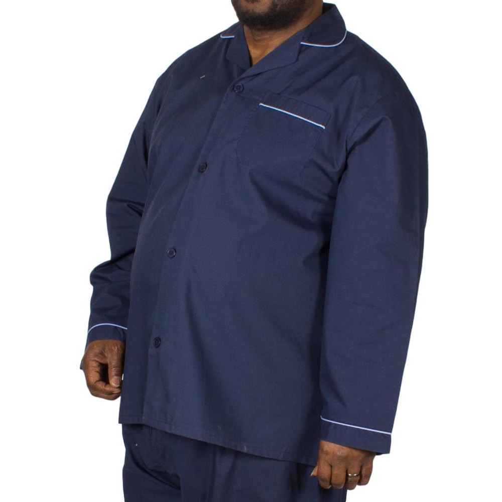 Kings Club Plain Pyjamas Set Navy | BigDude